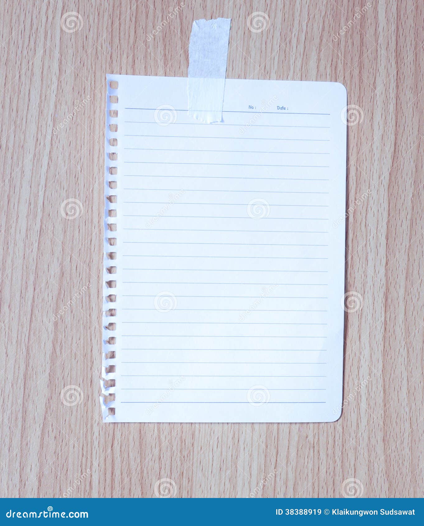 Note paper on wooden board stock image. Image of office - 38388919