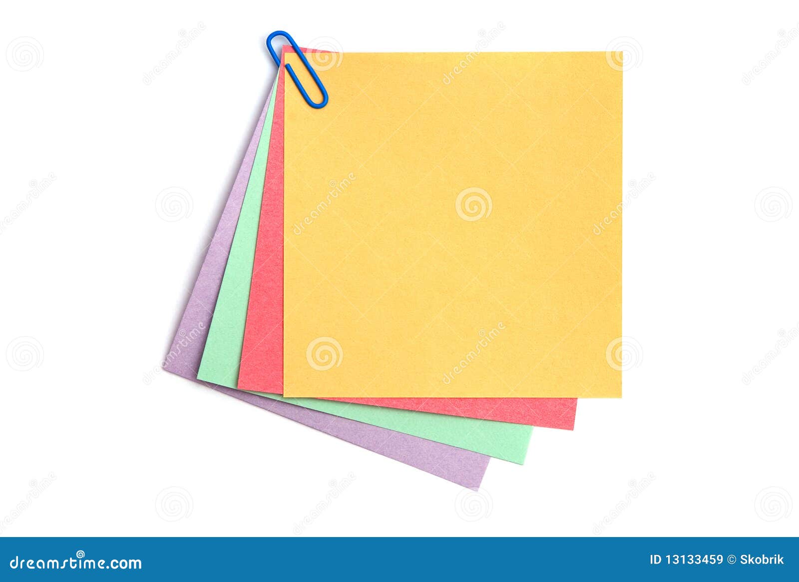 Note Papers of Different Colours Stock Image - Image of reminder, paper ...