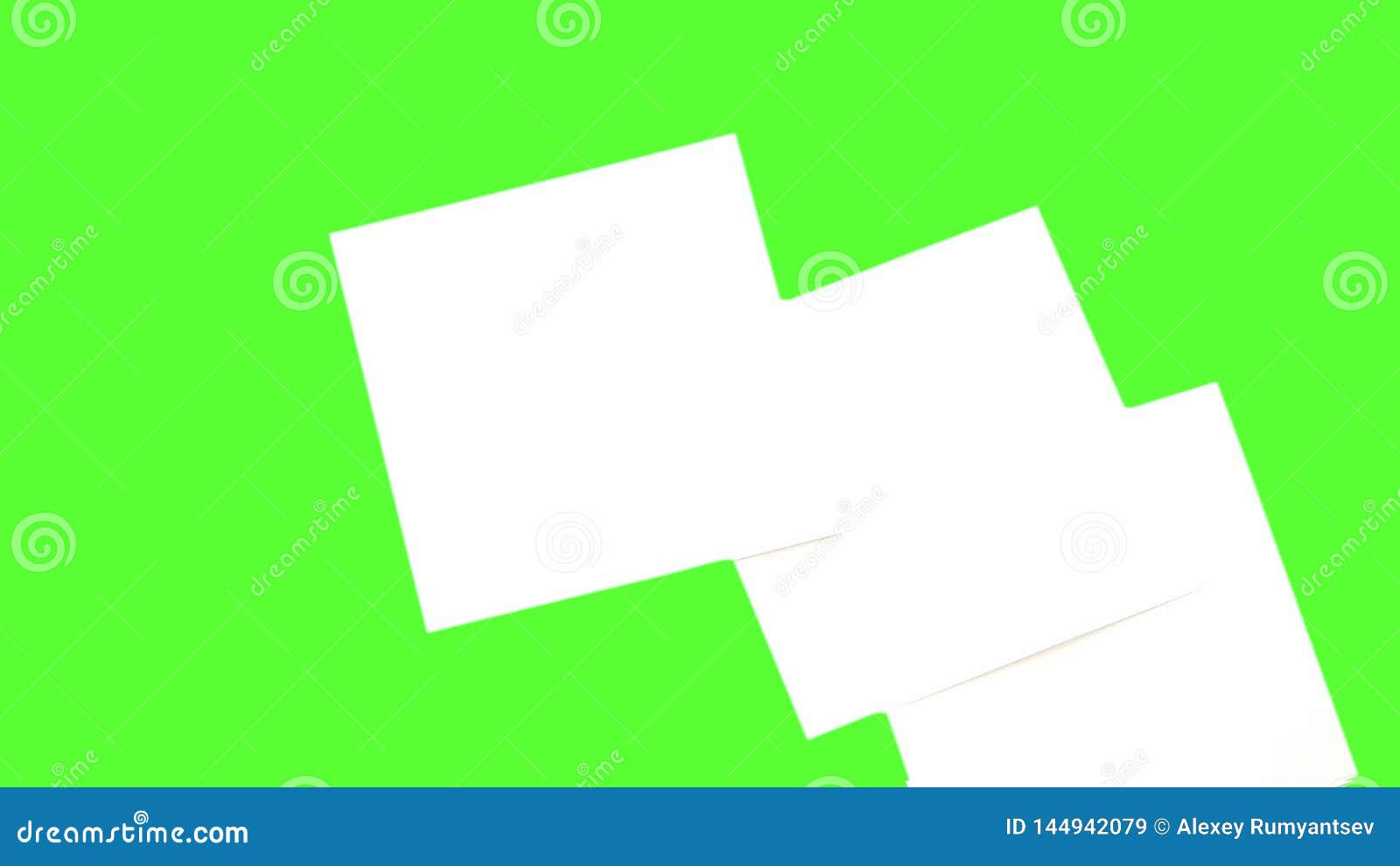 Note Papers Falling on Green Screen Stock Video - Video of presentation ...