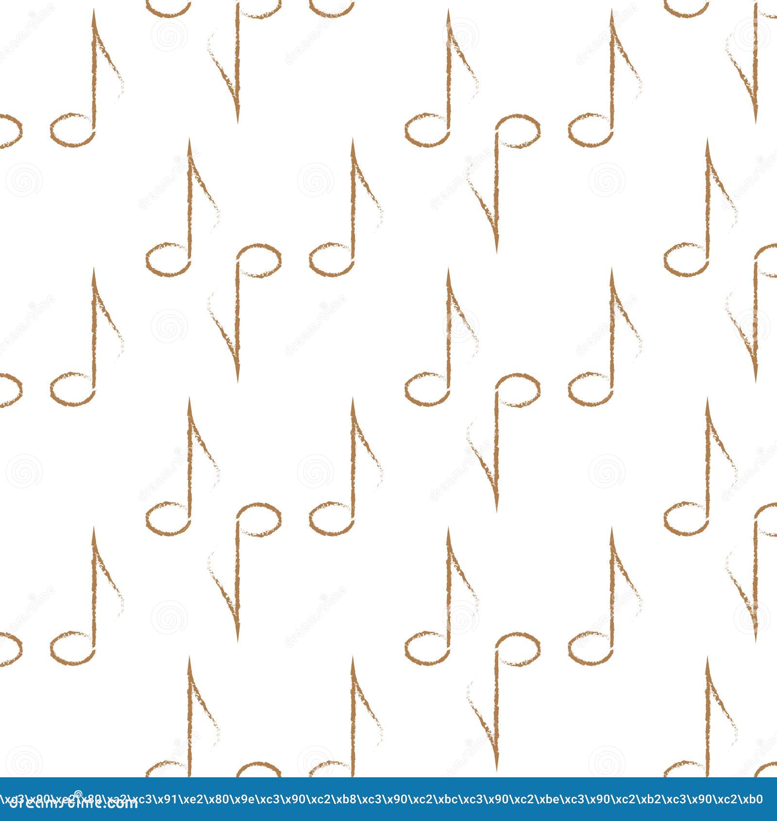 Note stock vector. Illustration of pattern, symbols, musical - 60451461