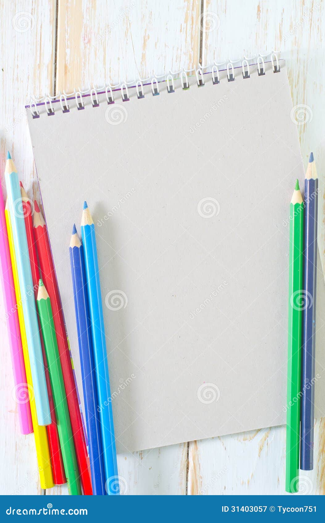 Note and pencils stock image. Image of learning, color - 31403057