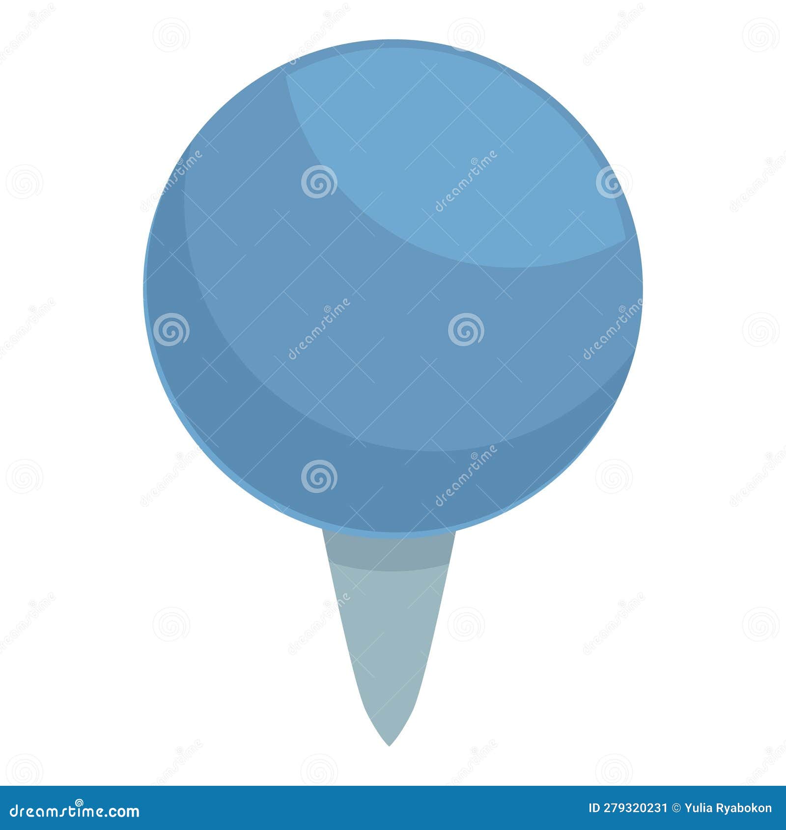 Note Pin Icon Cartoon Vector. Push Paper Stock Vector - Illustration of ...