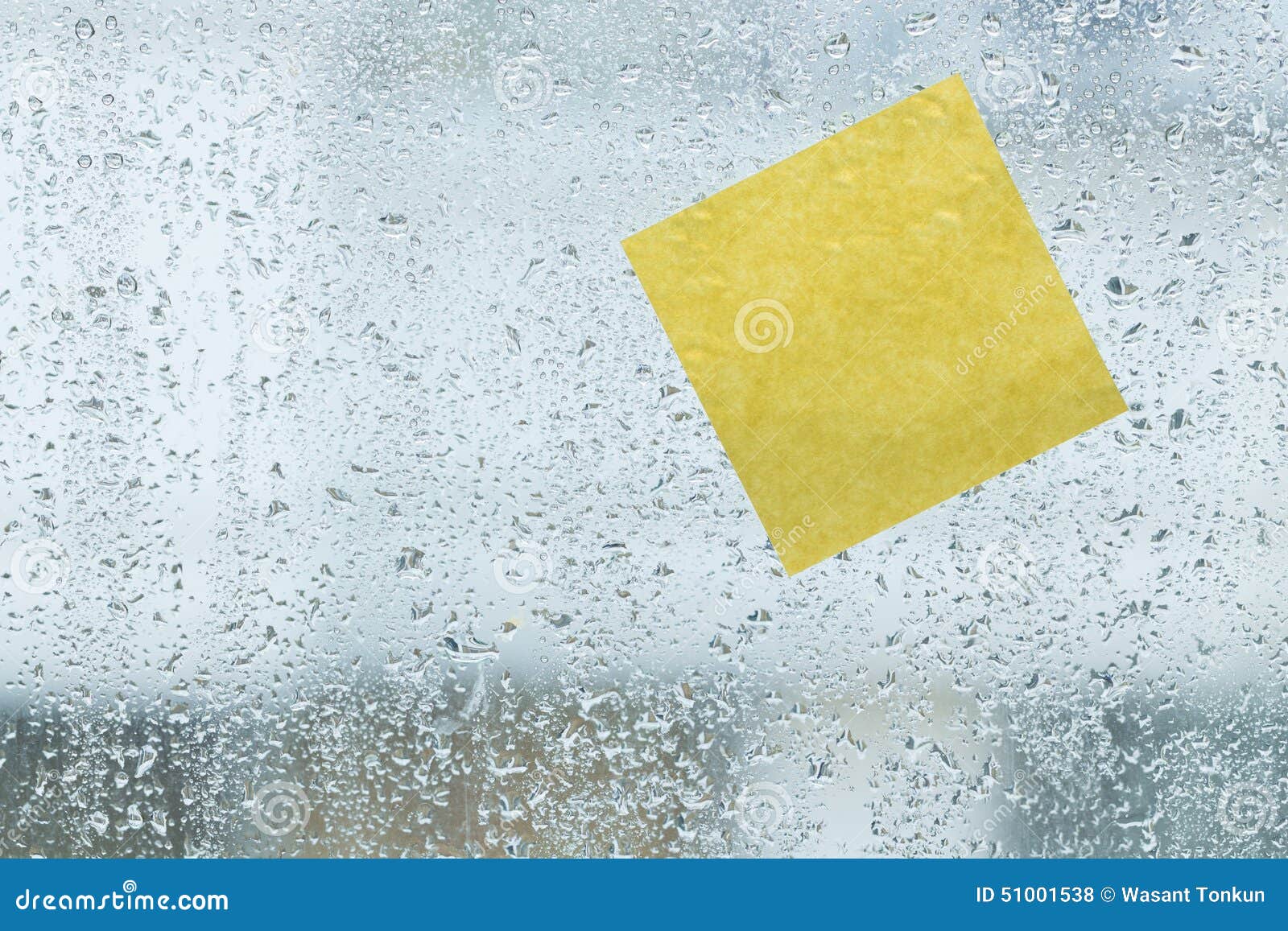 Note on rain stock photo. Image of bulletin, remember - 51001538