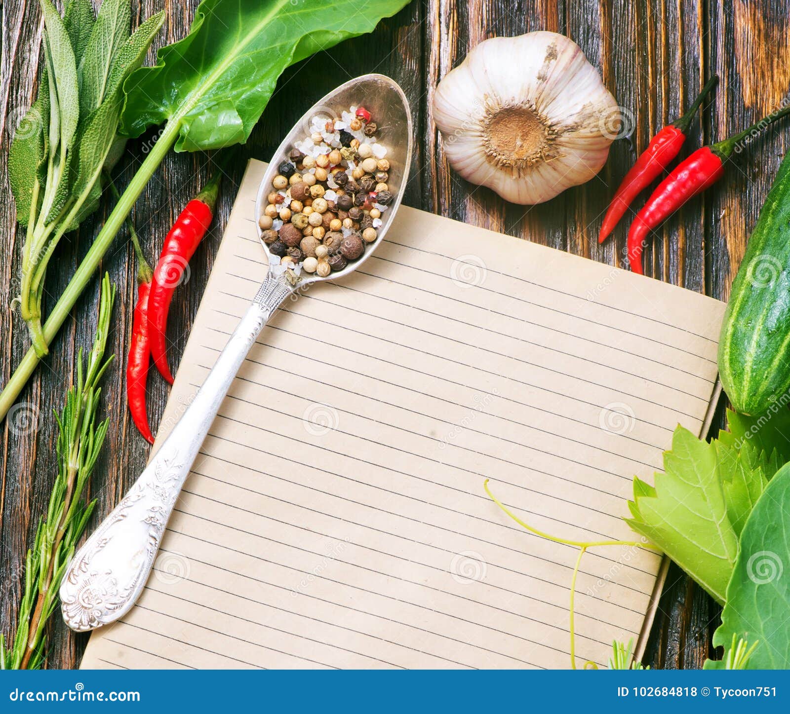 Note for recipe stock photo. Image of cooking, menu - 102684818