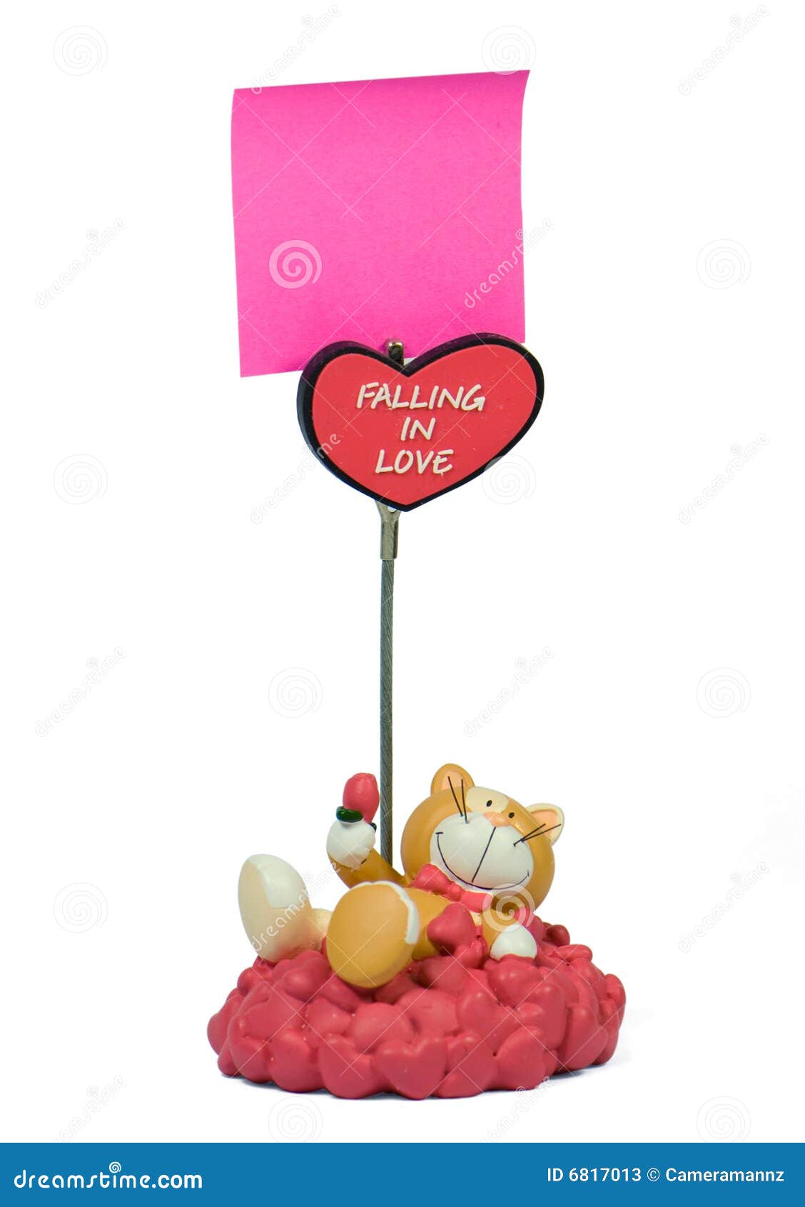 Note with stand stock image. Image of business, message - 6817013