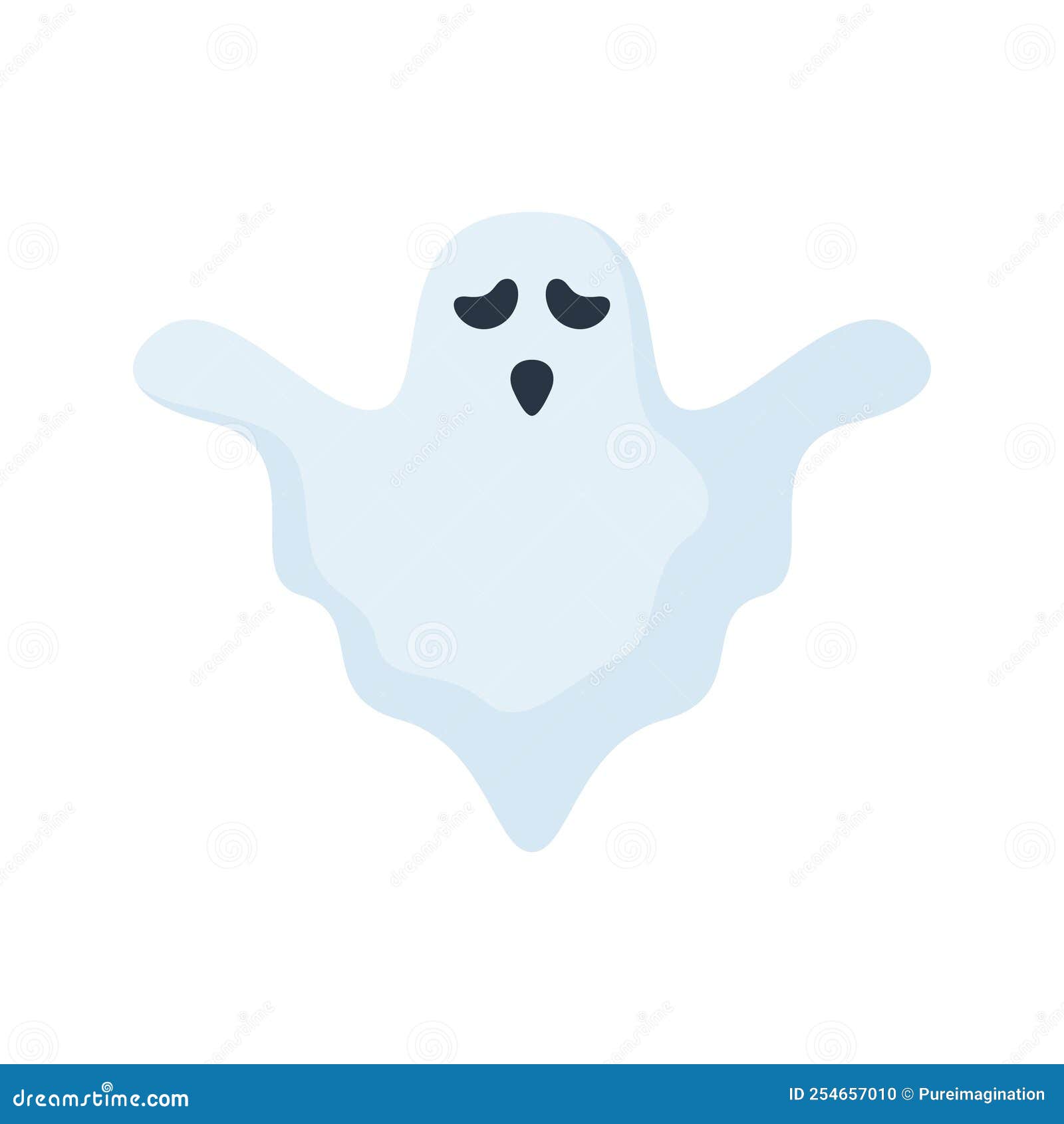 Note Sticker with Ghost, Vector Stock Vector - Illustration of dark ...