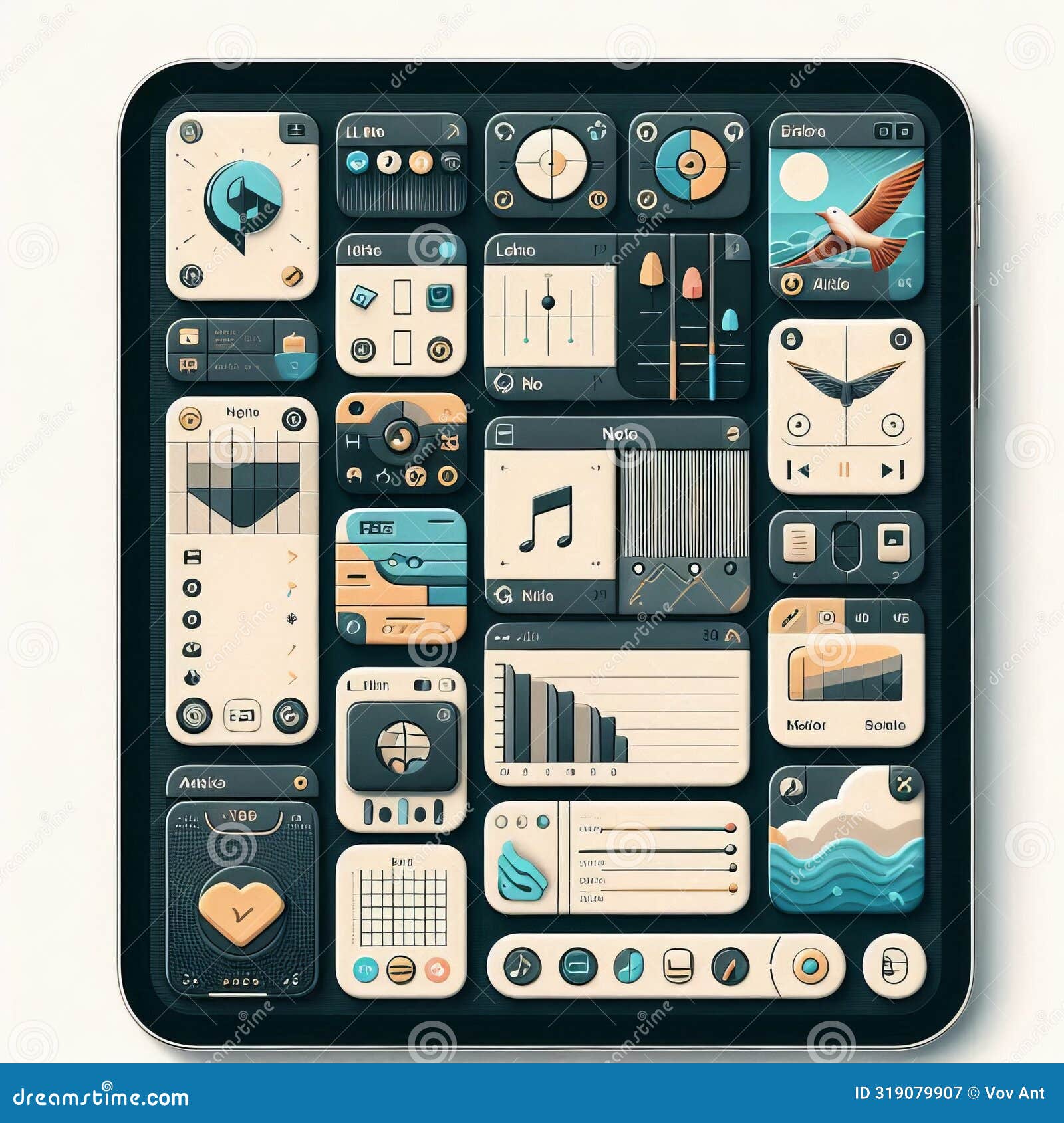 Note Taking App Interface with Note Organization, Text Formatti Stock ...
