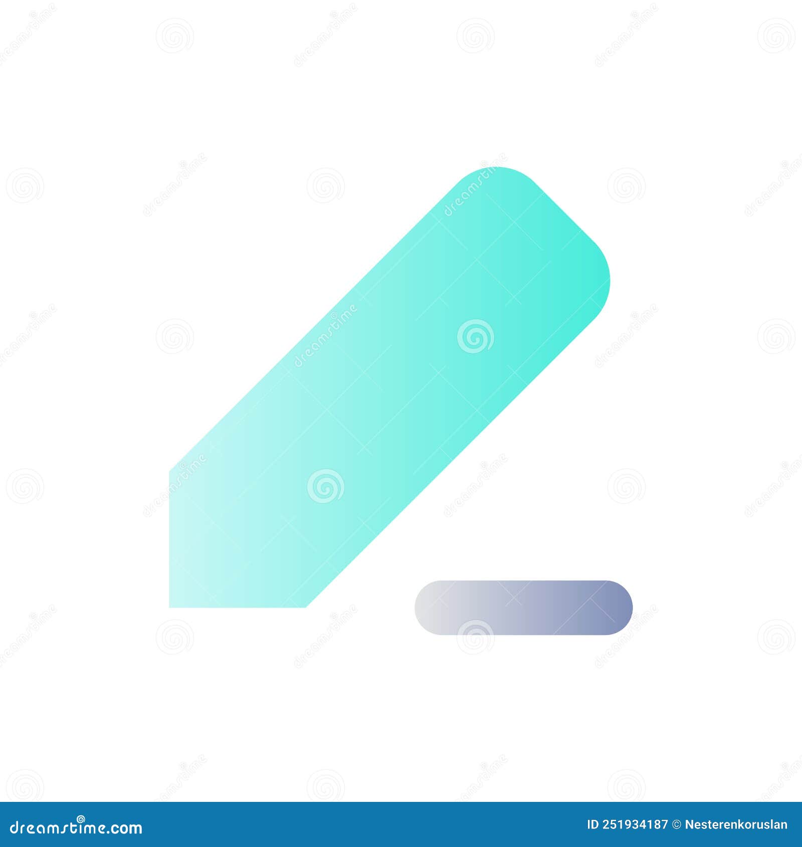 Note Taking Flat Gradient Color Ui Icon Stock Vector - Illustration of pictogram, writing: 251934187