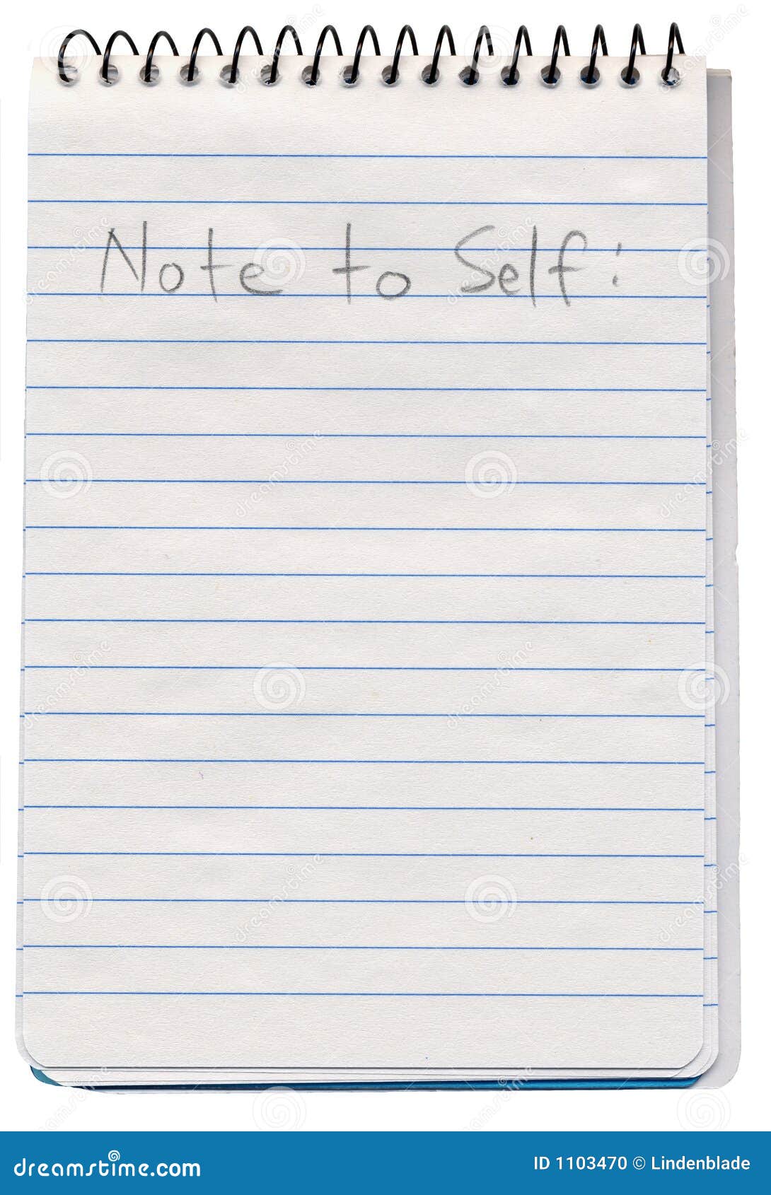 Note to Self stock photo. Image of paper, supply, notetoself - 1103470