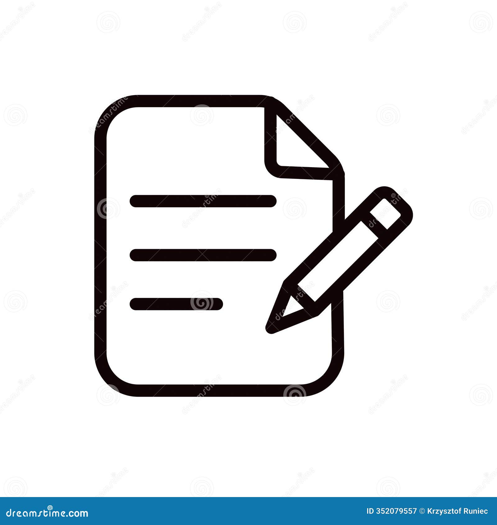 Note - vector illustration stock illustration. Illustration of paper ...