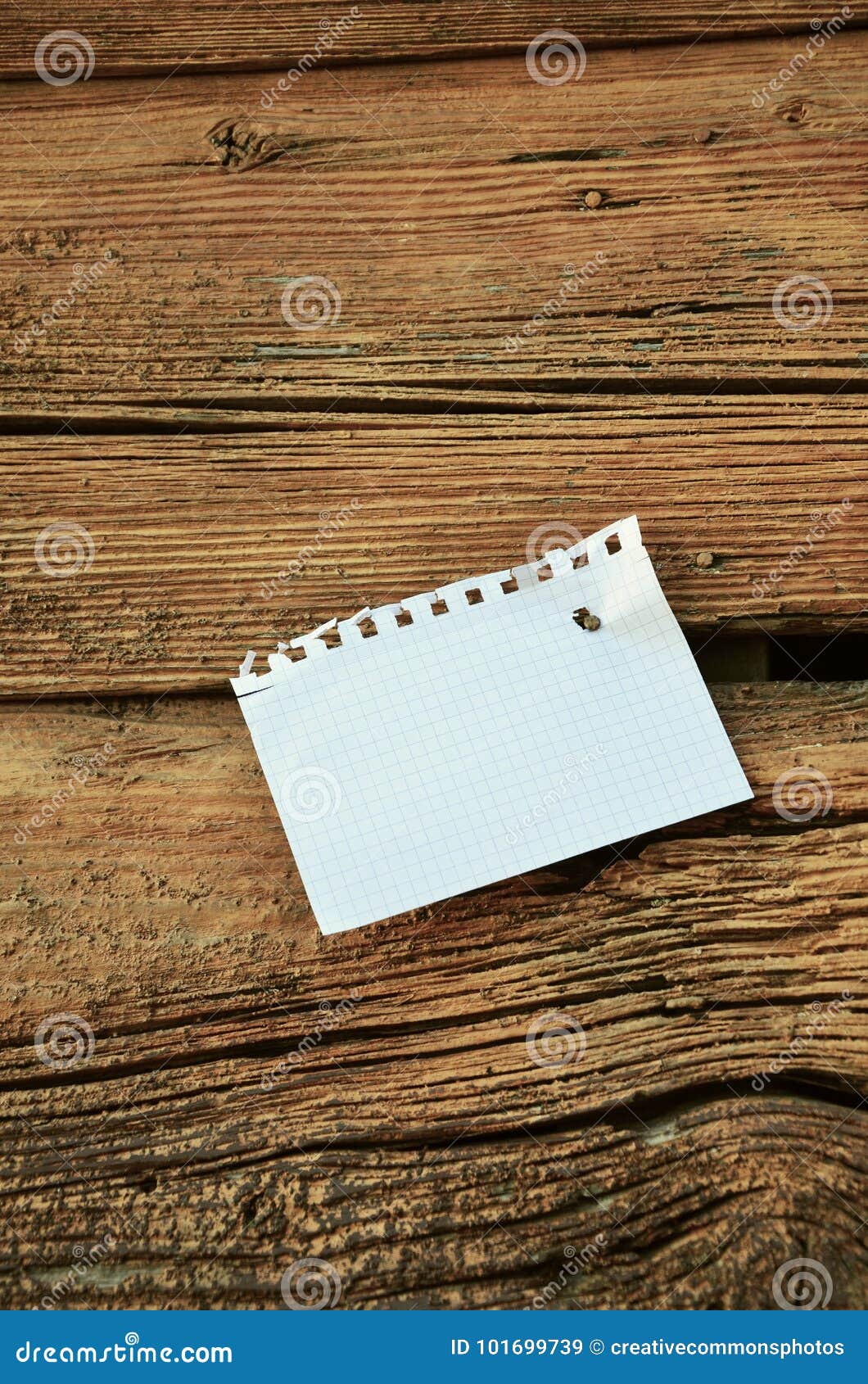 Note Wood Picture. Image: 101699739