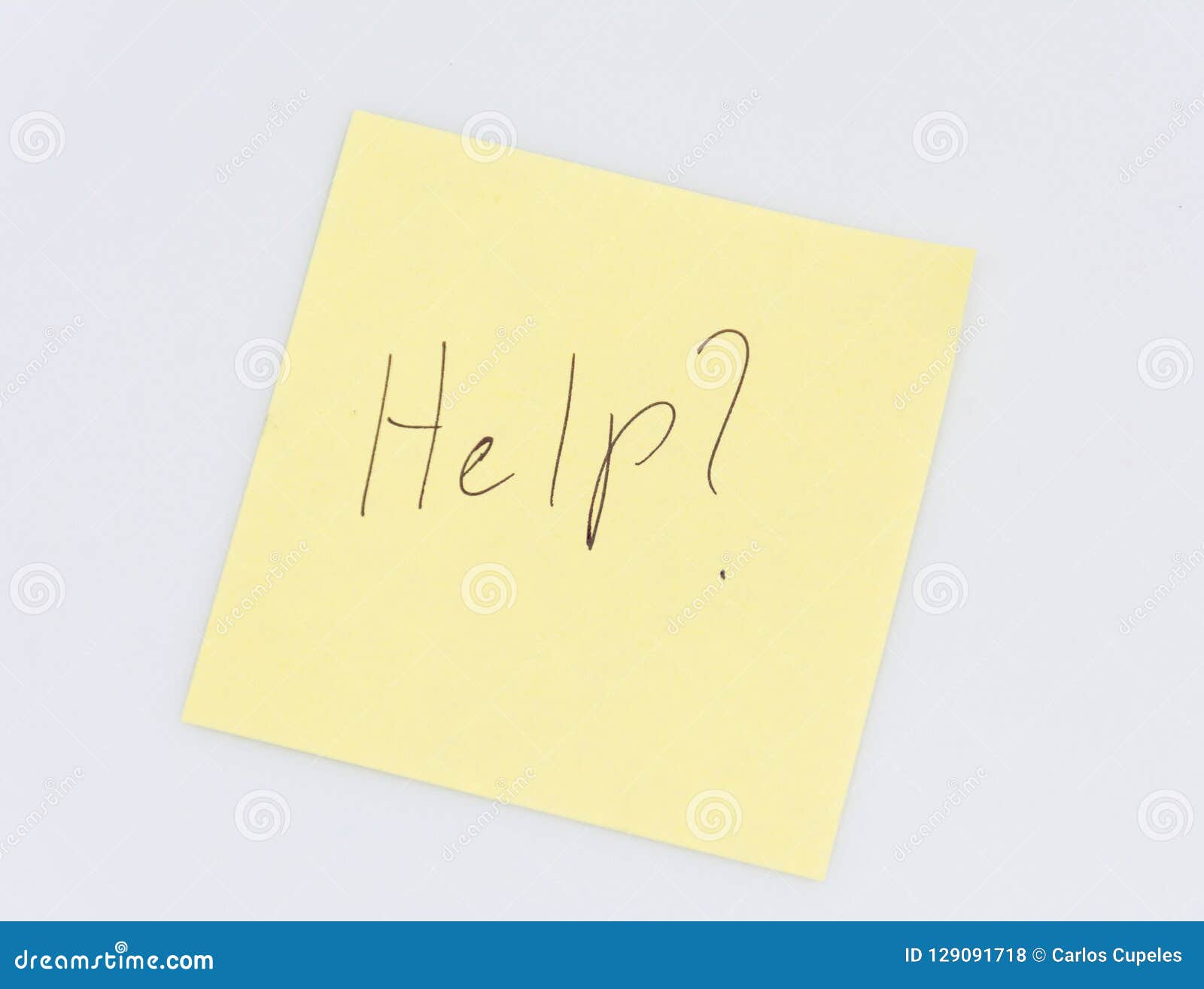 Note with the Word Help Written on it Stock Photo - Image of help ...