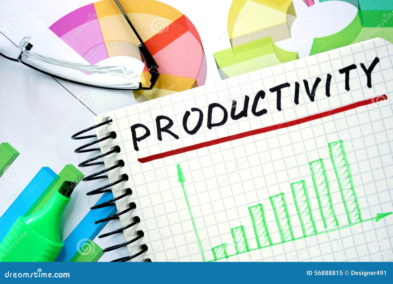 Note with Word Productivity. Stock Image - Image of business, mental ...