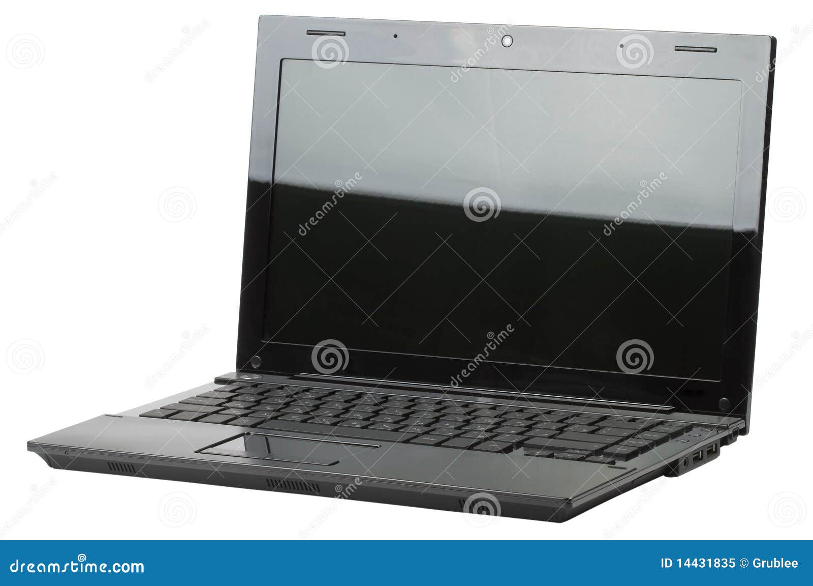 Notebook stock image. Image of display, macro, glossy - 14431835