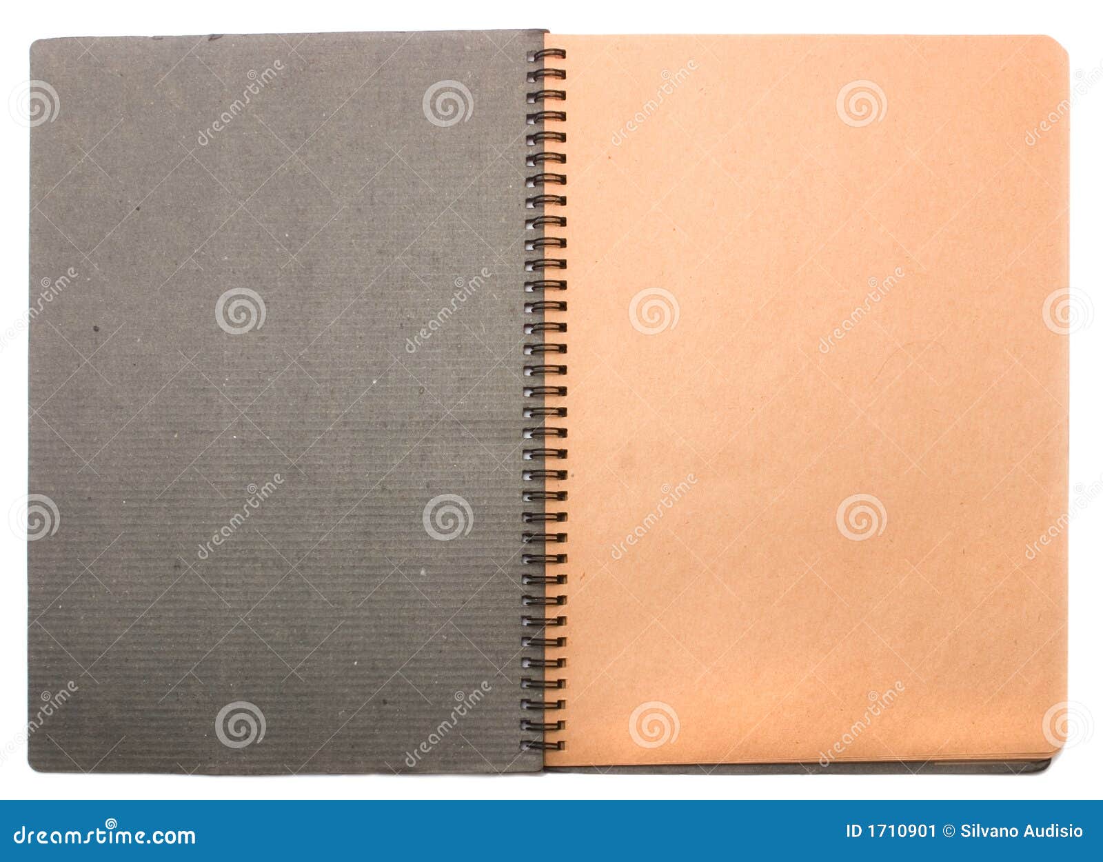 Notebook stock image. Image of book, binder, journal, beige - 1710901