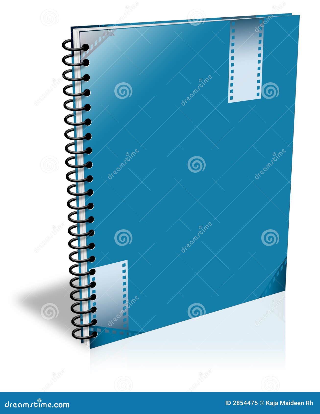 Notebook stock illustration. Illustration of notepad, memo - 2854475