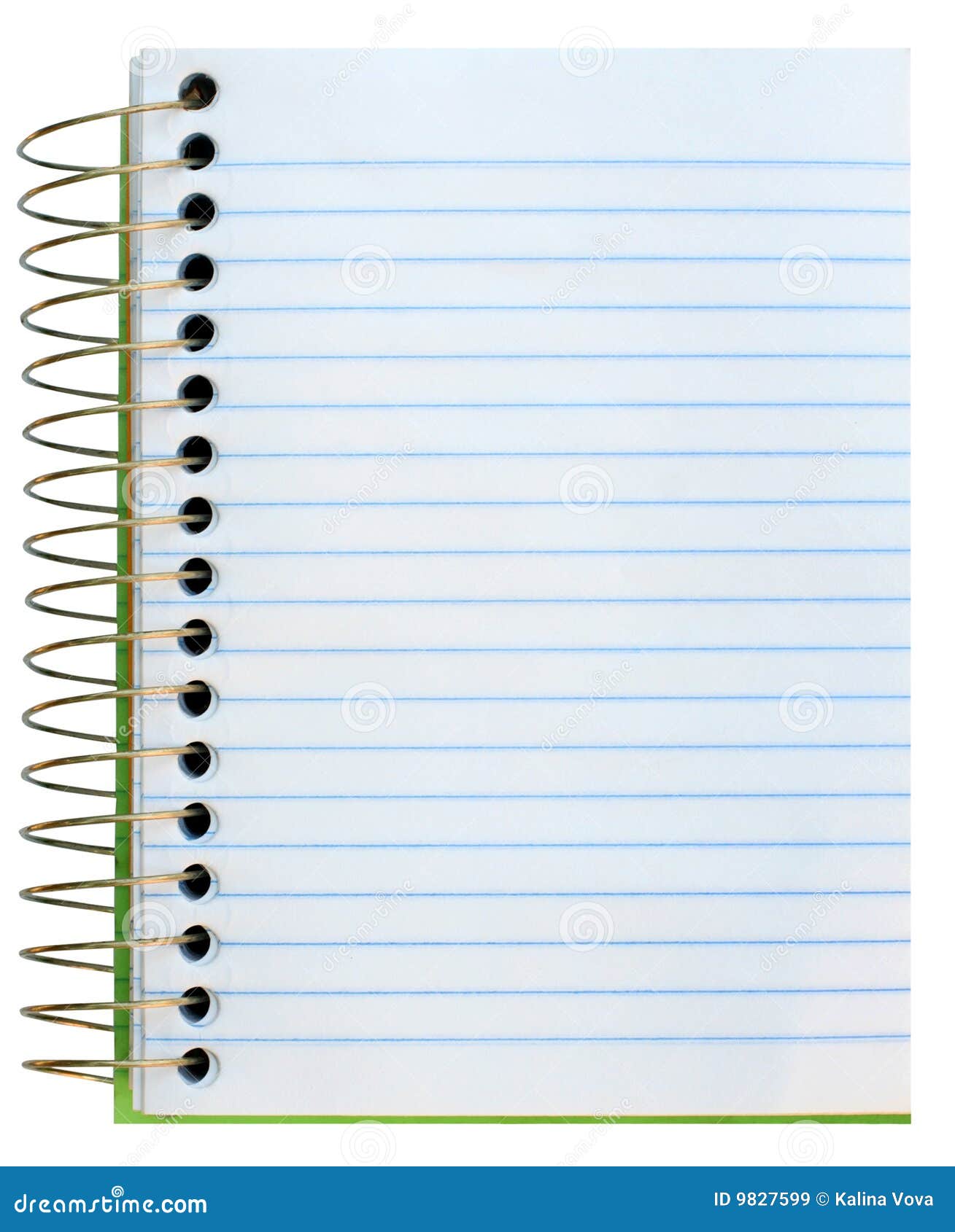 Notebook stock image. Image of isolated, reminder, notebook - 9827599