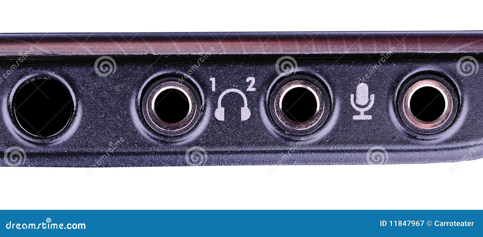 Notebook audio input stock image. Image of device, modern - 11847967