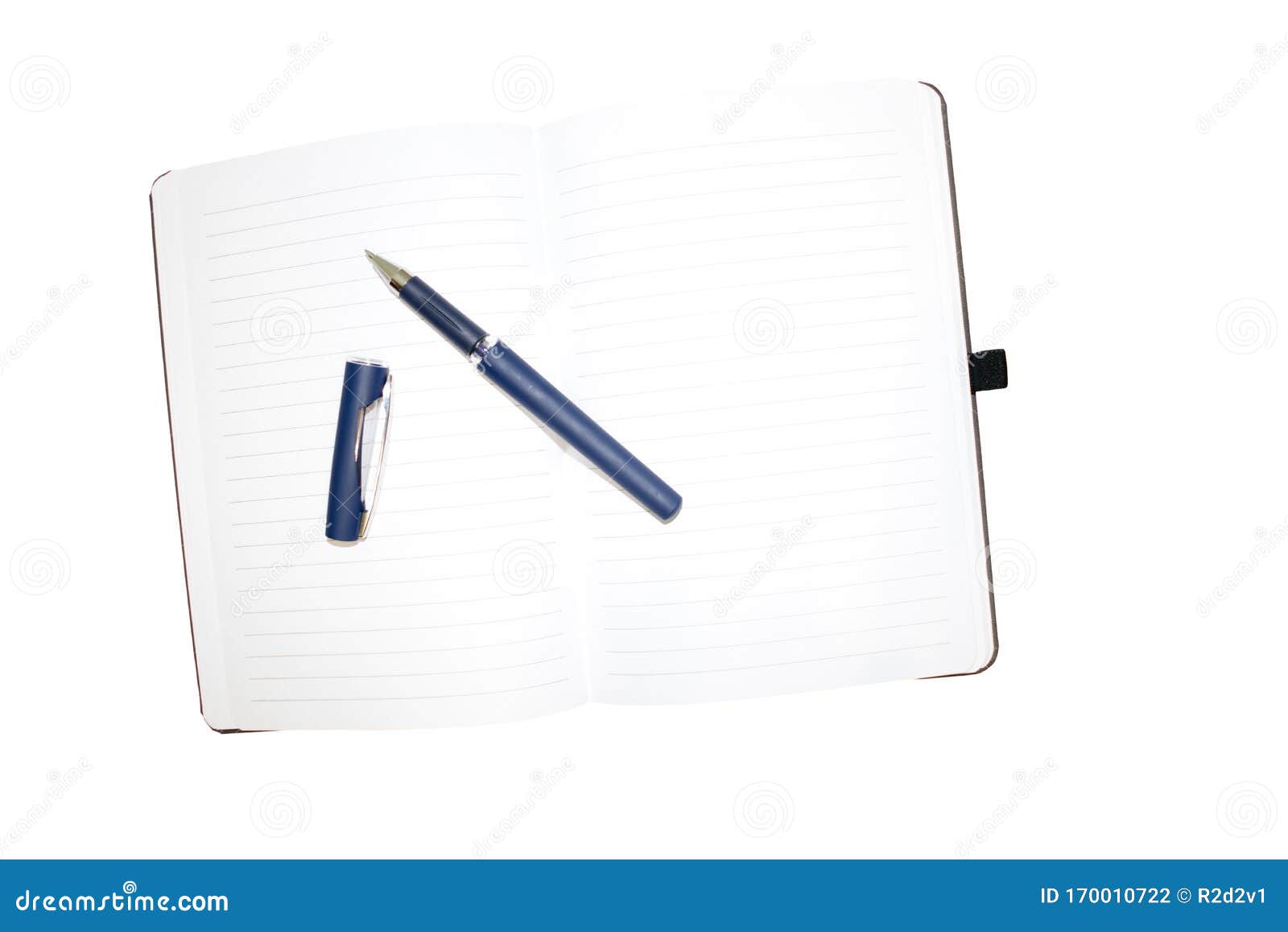 Notebook and Ballpoint Pen. Stock Photo - Image of consisting ...