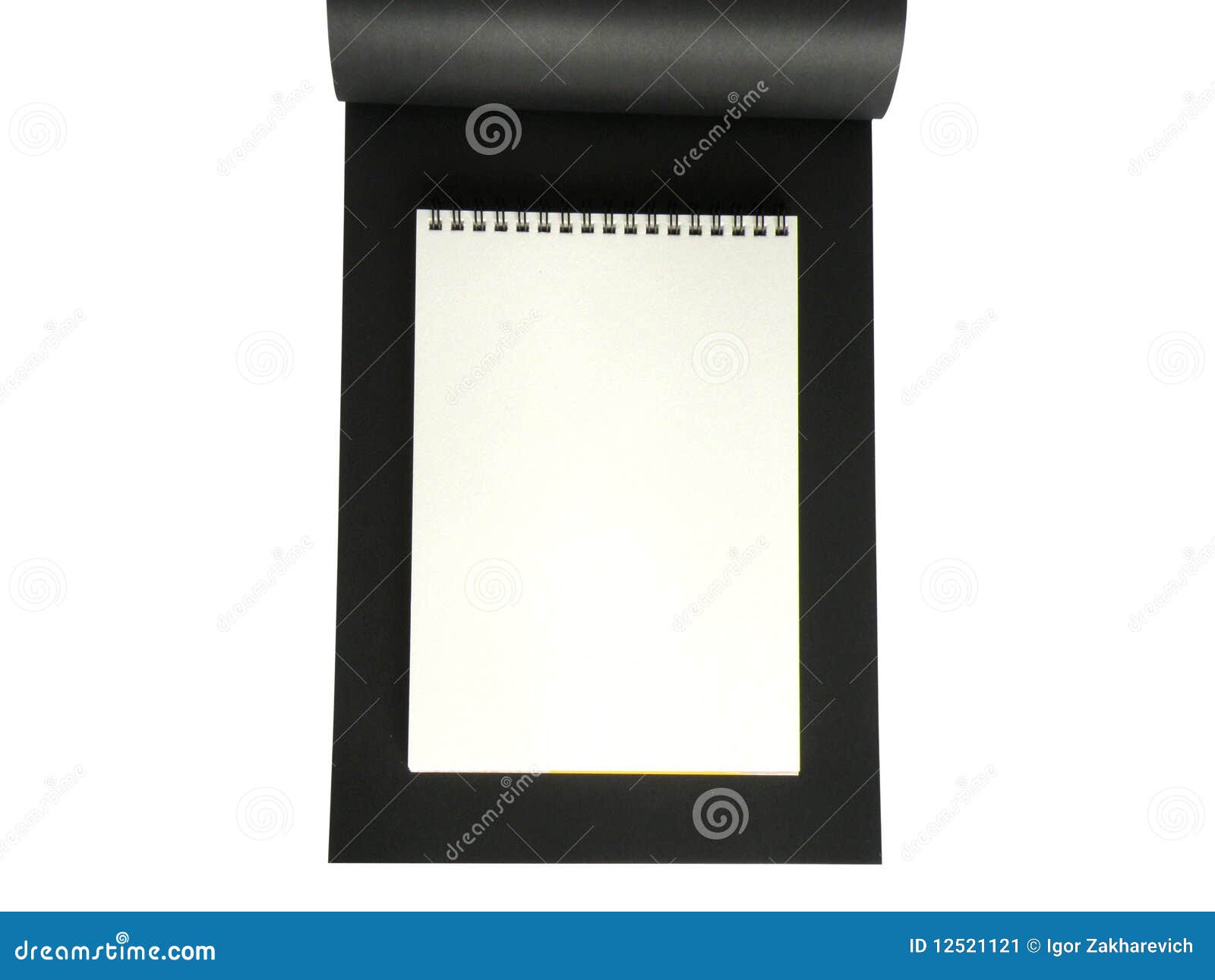 Notebook black stock image. Image of background, instant - 12521121