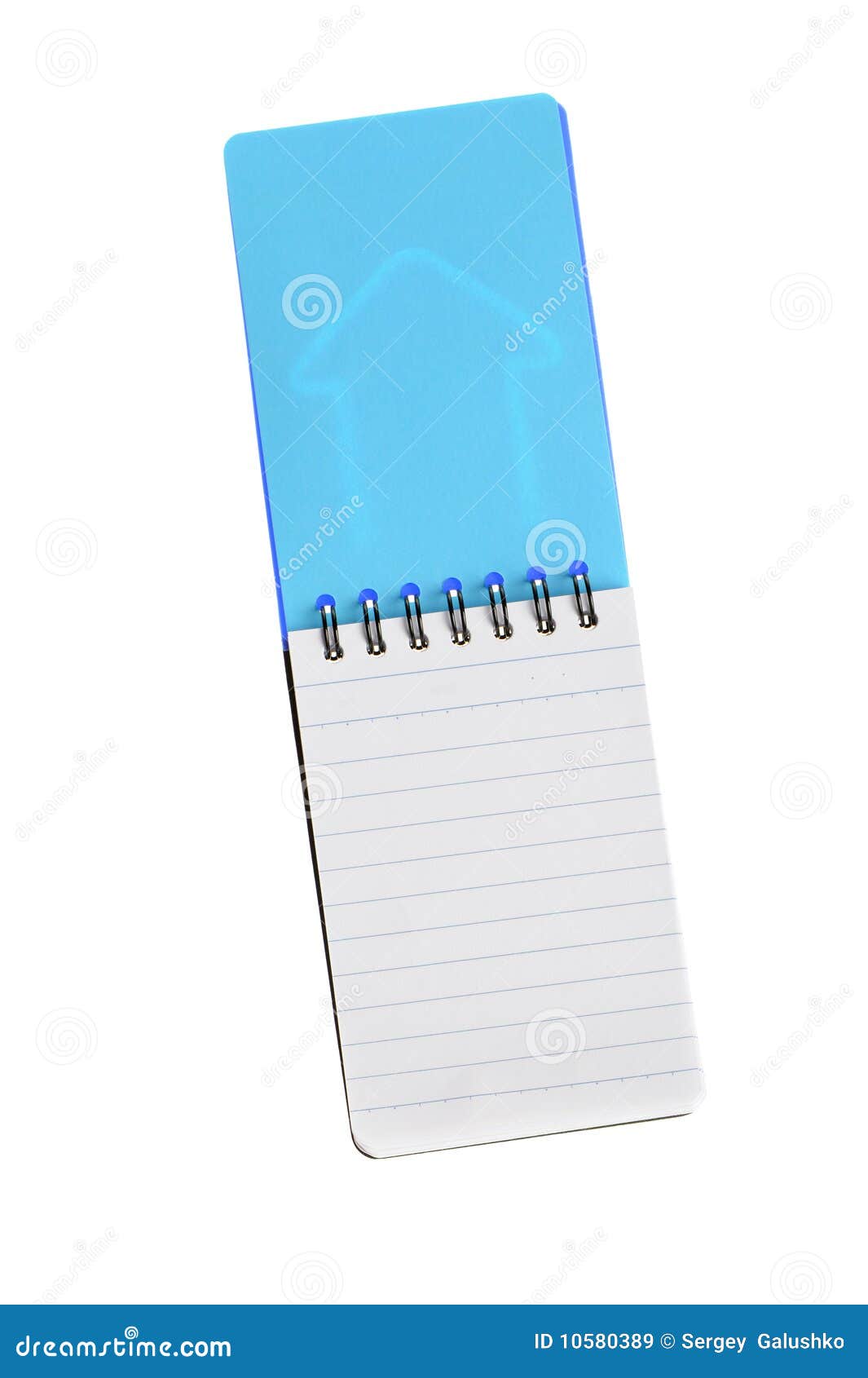 Notebook blue color stock image. Image of binder, communication - 10580389