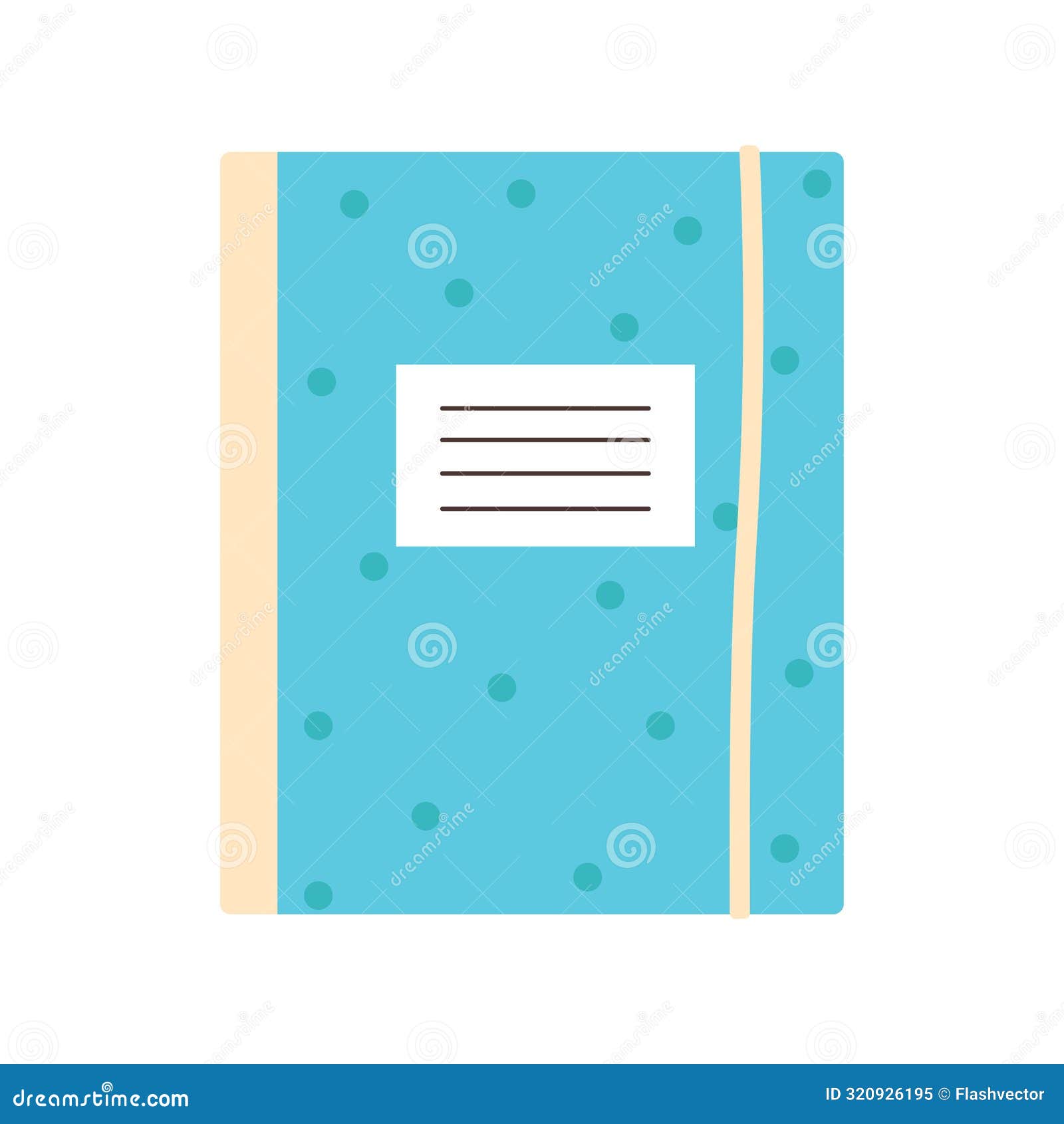 Notebook with Blue Paper Cover, Diary for Notes, Workbook for Lesson at ...