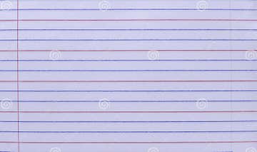 Notebook Blue and Red Lined Paper Background or Texture Stock Photo ...