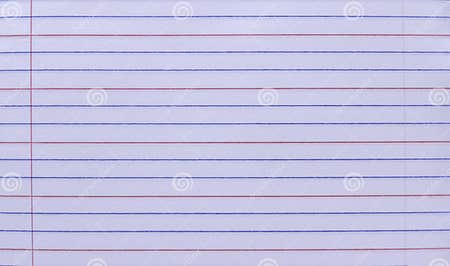 Notebook Blue and Red Lined Paper Background or Texture Stock Photo ...
