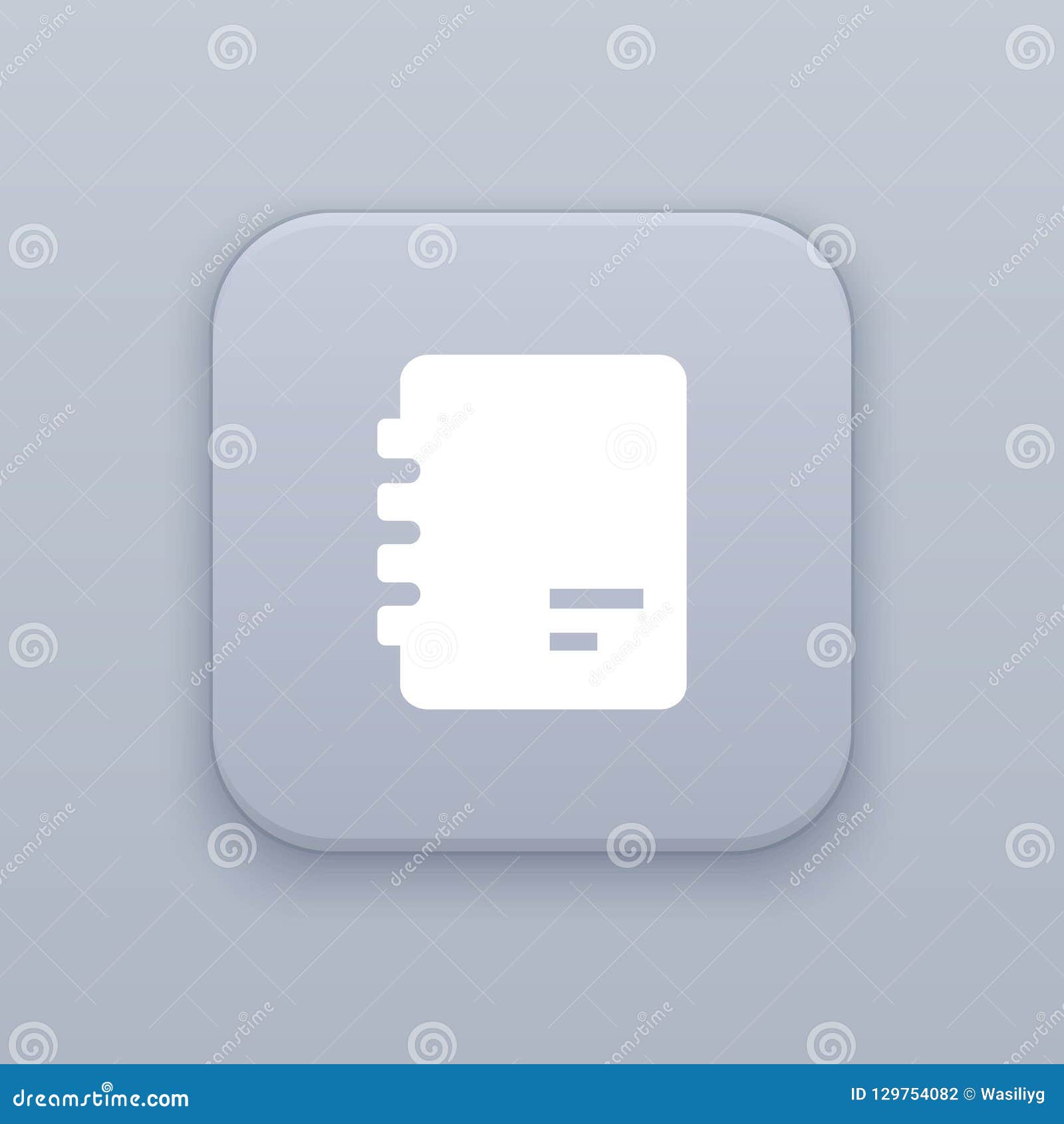 Notebook, Catalog Button, Best Vector Stock Vector - Illustration of ...