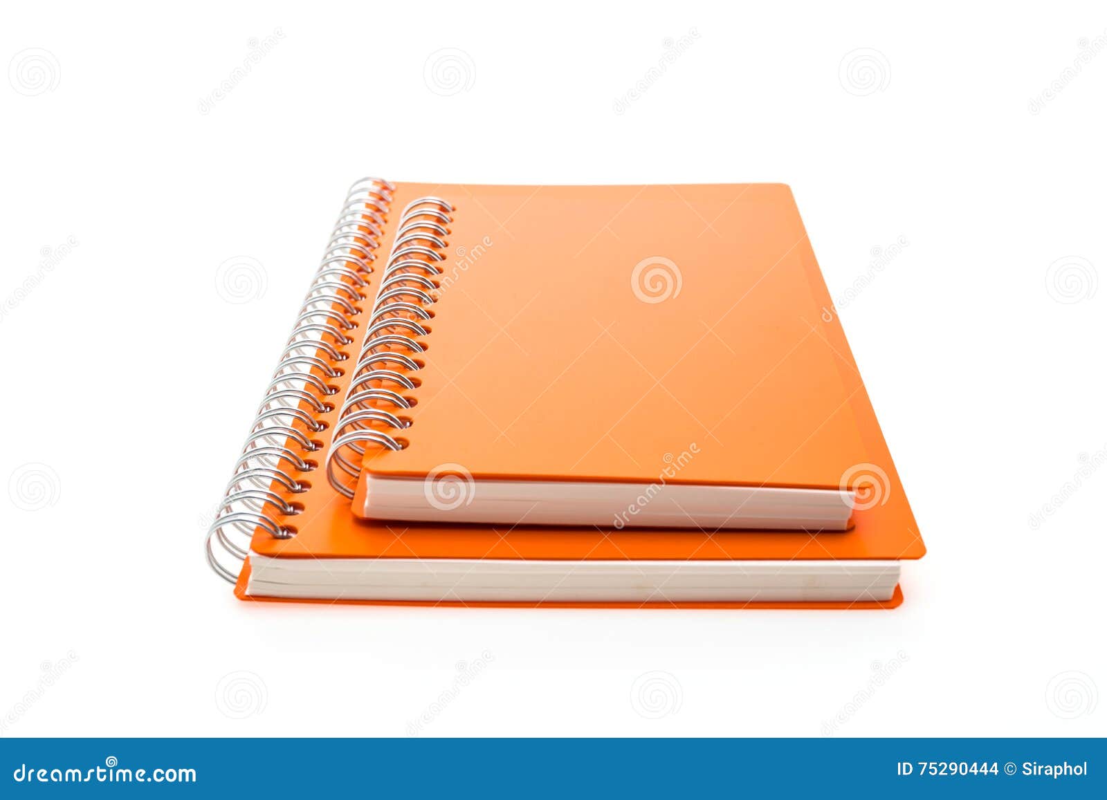 Notebook stock photo. Image of isolated, color, business - 75290444