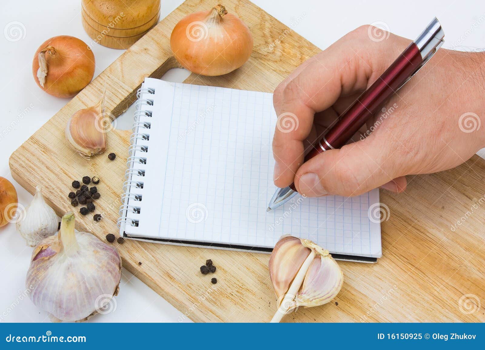 Notebook for culinary note stock image. Image of signs - 16150925