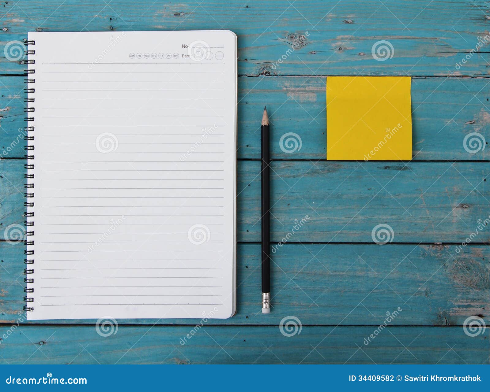 Notebook on desk stock photo. Image of business, letter - 34409582