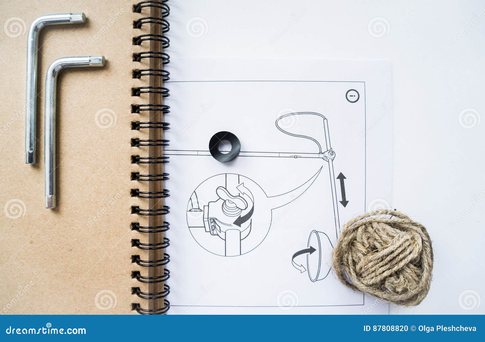 Notebook and drawing stock photo. Image of background - 87808820