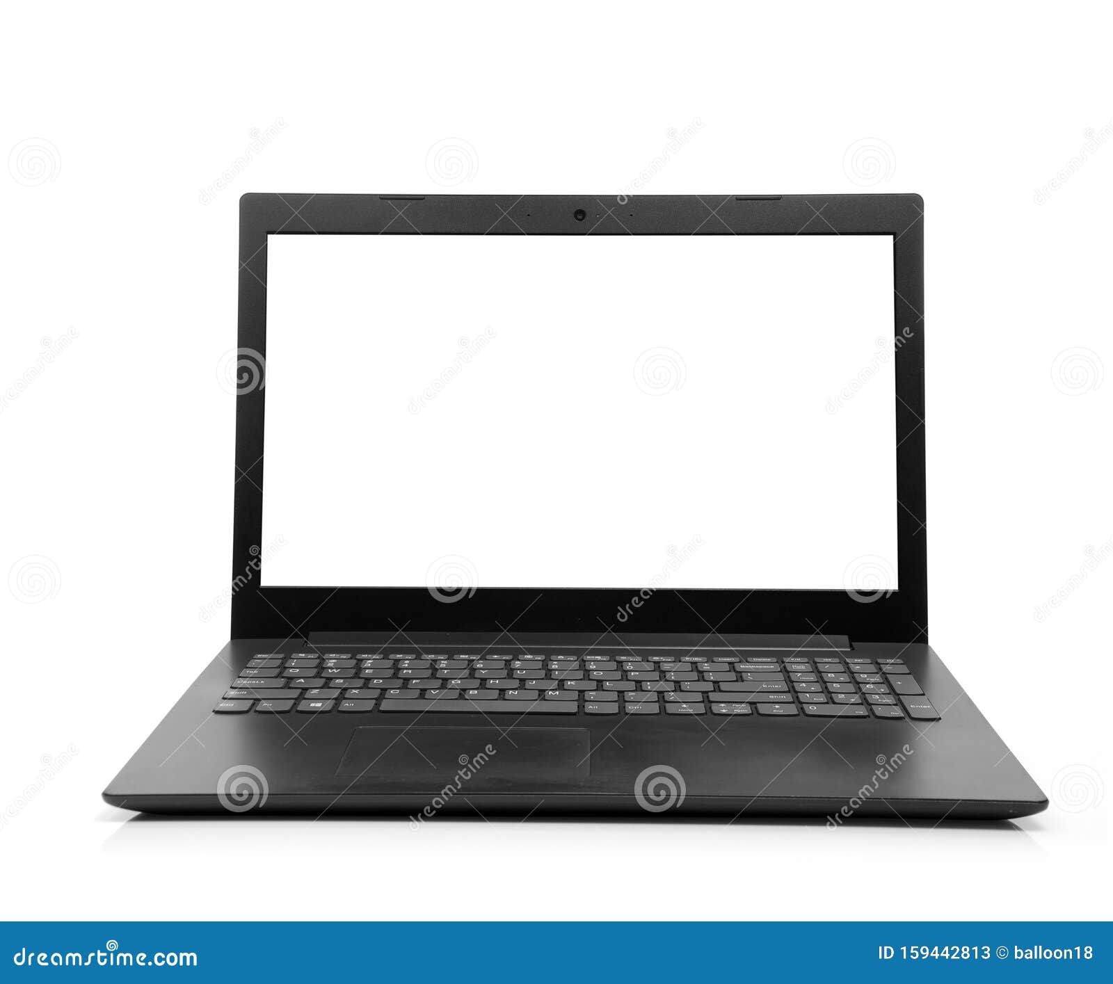 Notebook Em Branco Sobre Fundo Isolado Imagem de Stock - Imagem de ...