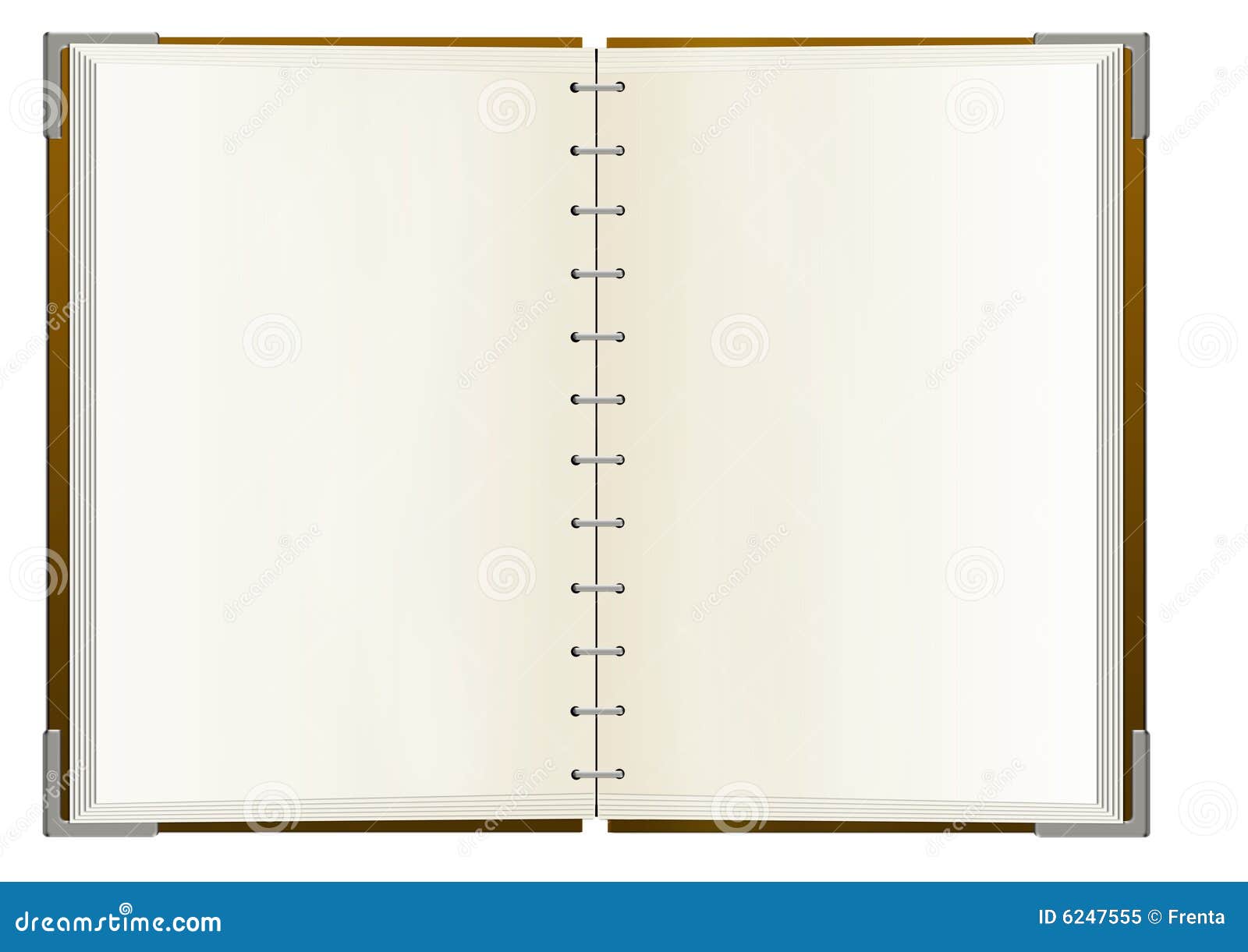 Notebook With Empty Pages Royalty Free Stock Photo - Image: 6247555