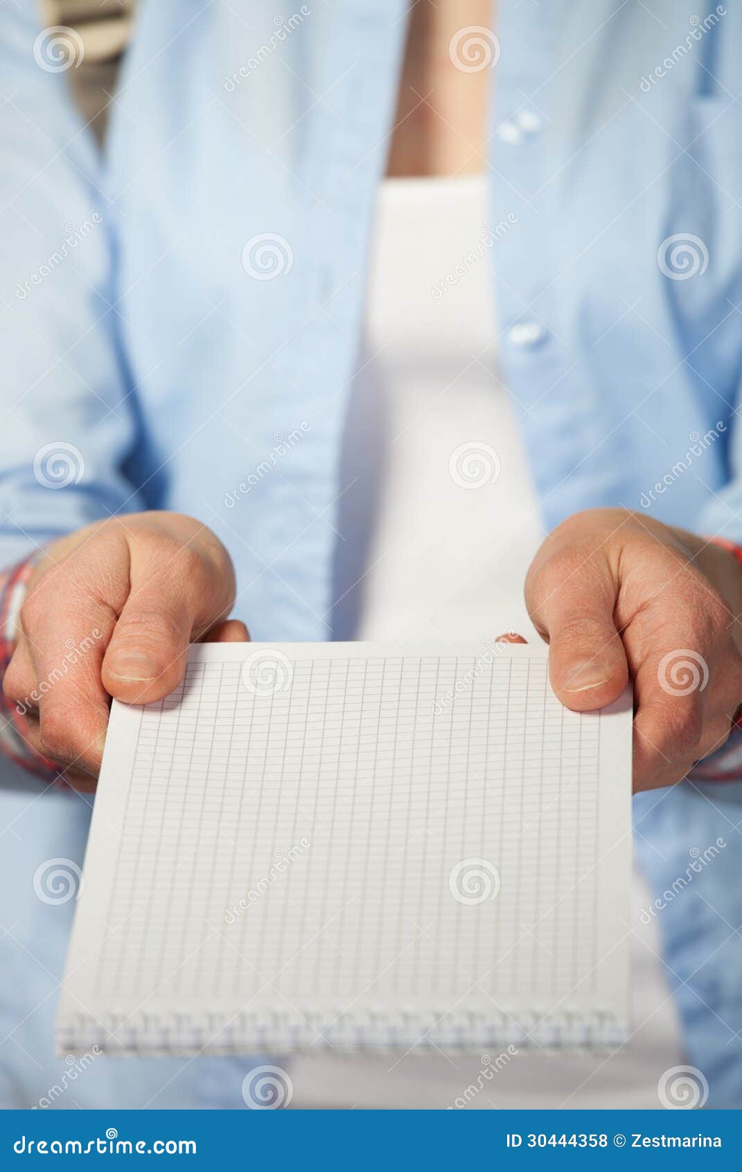 Notebook in female hands stock photo. Image of note, service - 30444358
