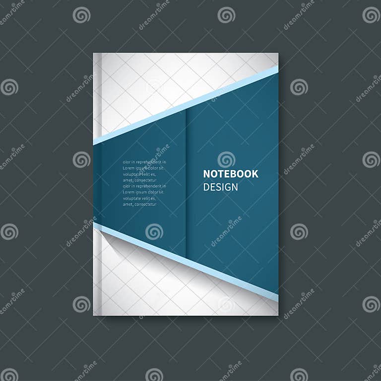 Notebook First Page Cover Design Stock Vector - Illustration of design ...