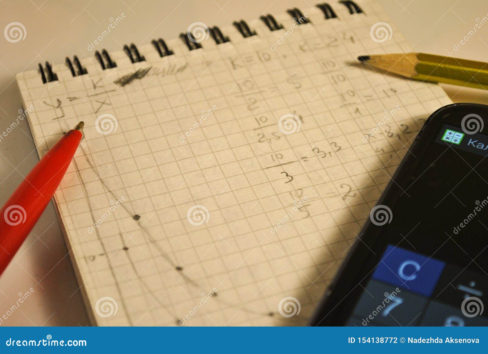 Notebook, Formulas, Mathematical Graphics, Homework, Mobile Phone Stock ... Notebook, Formulas, Mathematical Graphics, Homework, Mobile Phone Stock ...