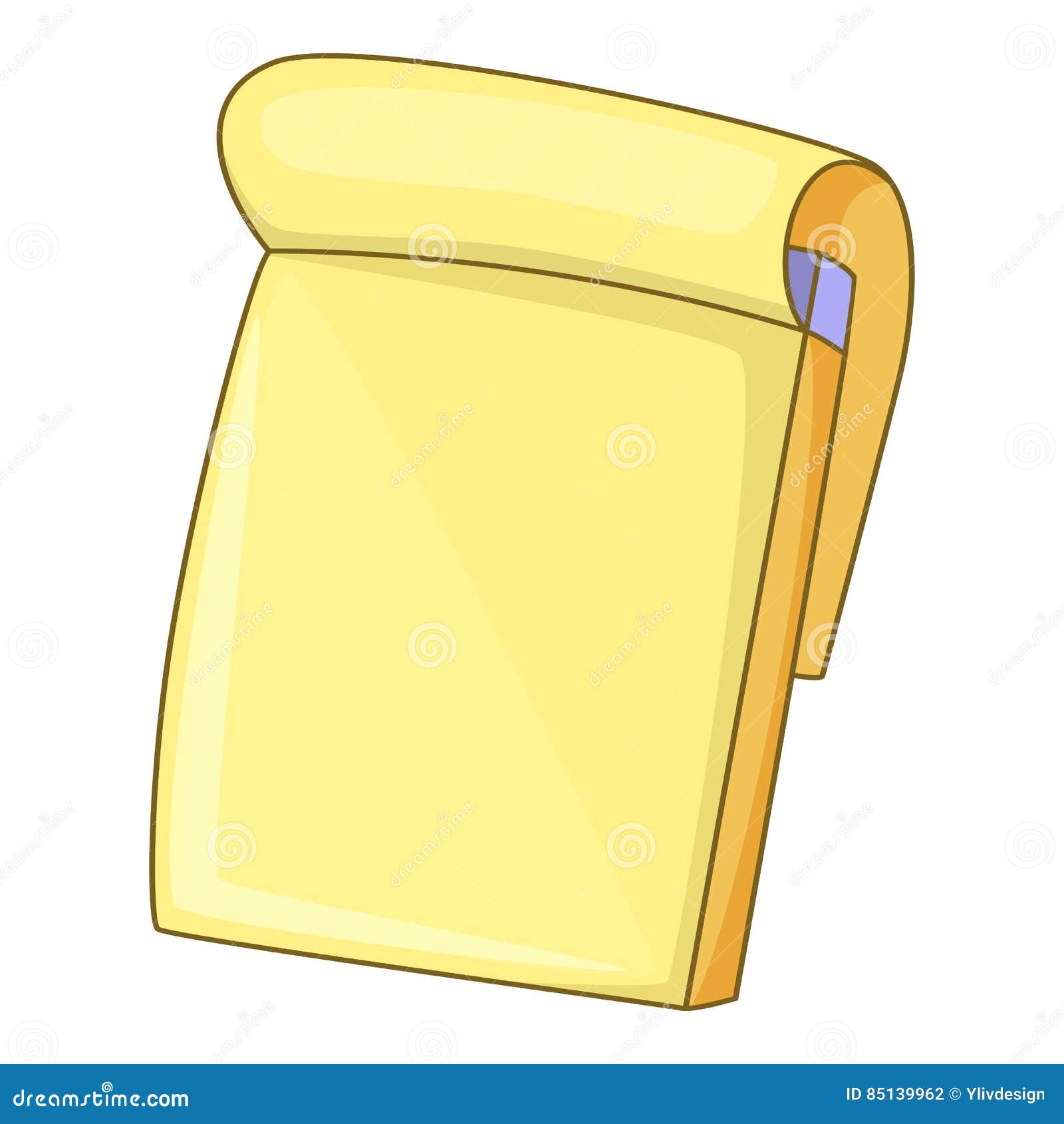 Notebook Icon, Cartoon Style Stock Vector - Illustration of icon, sheet ...