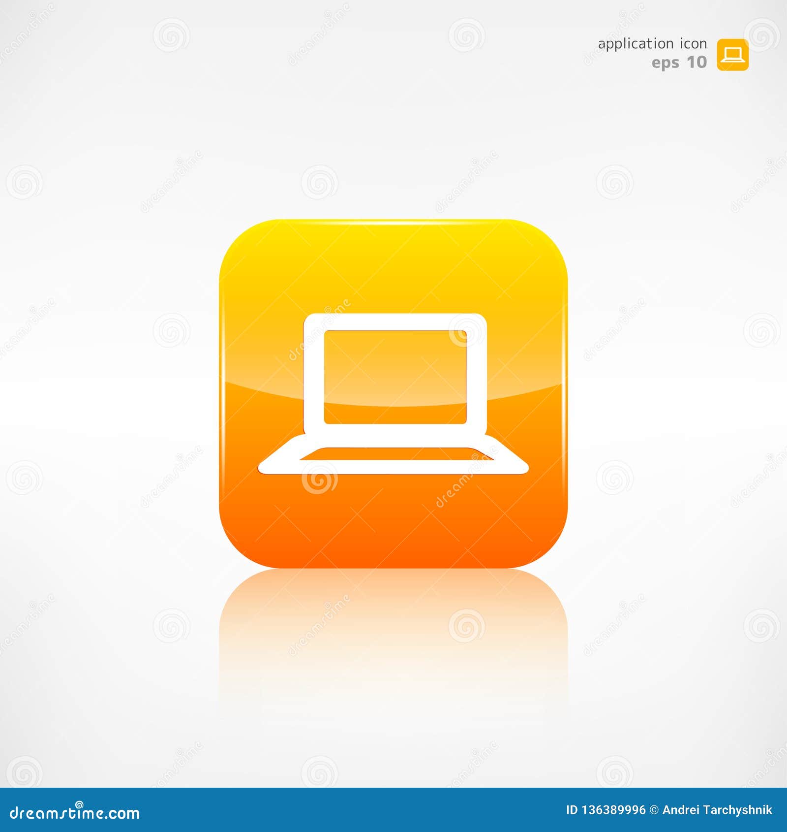 Notebook Icon. Laptop Vector Symbol. Stock Vector - Illustration of ...