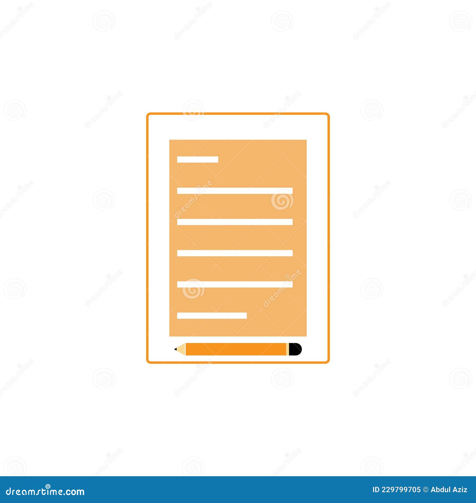 Notebook icon logo vector stock vector. Illustration of logo - 229799705