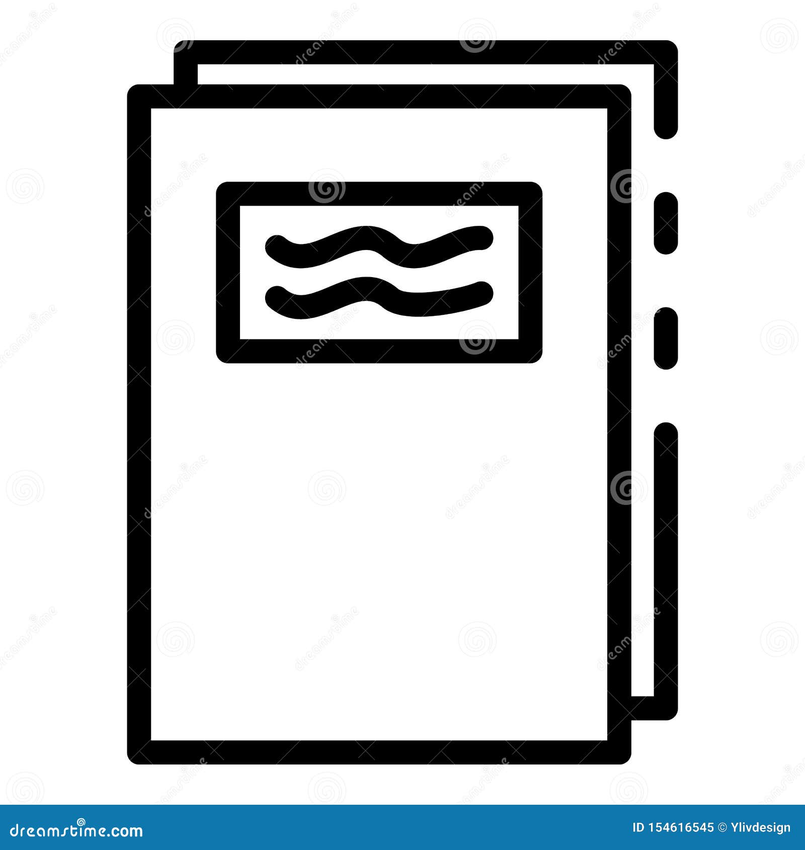 Notebook Icon, Outline Style Stock Vector - Illustration of copybook ... Notebook Icon, Outline Style Stock Vector - Illustration of copybook ...