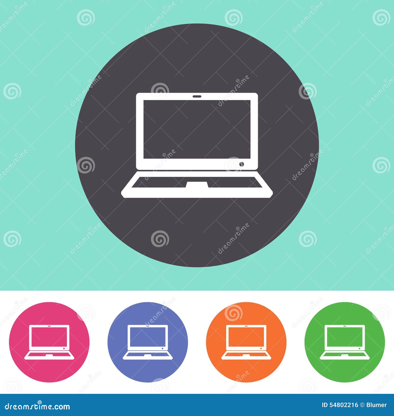 Notebook icon stock illustration. Illustration of front - 54802216