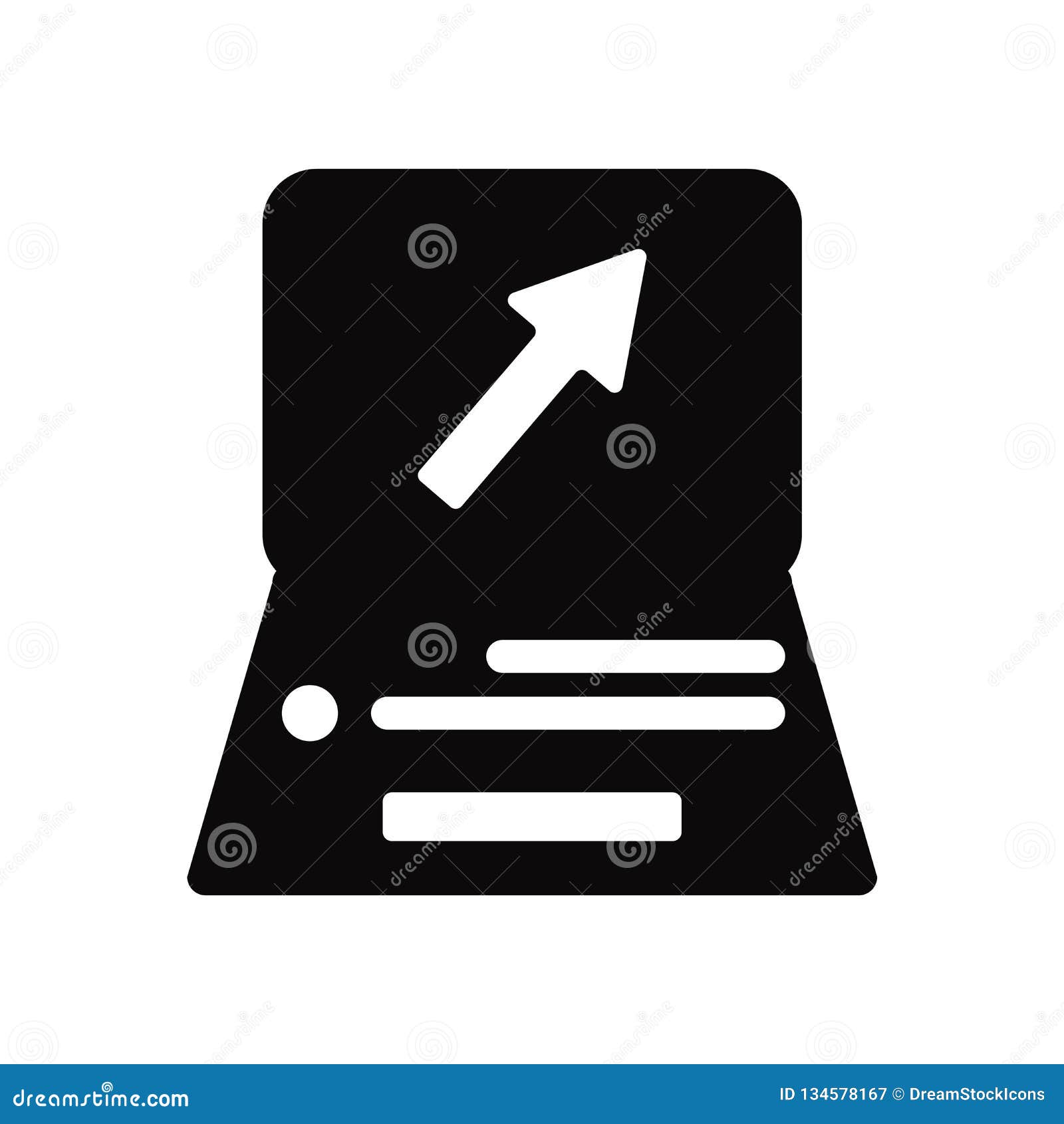 Notebook Icon Vector Isolated on White Background, Notebook Sign ...
