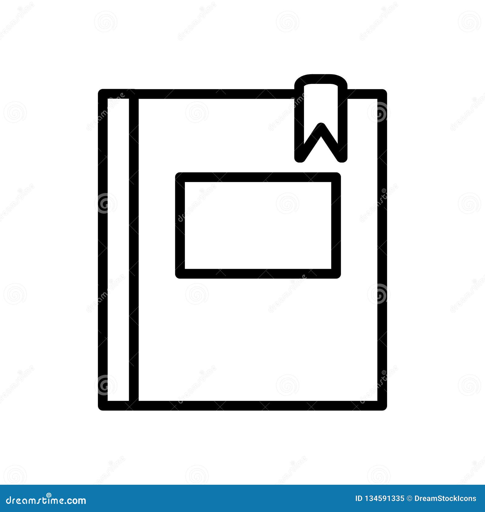 Notebook Icon Vector Isolated on White Background, Notebook Sign ...