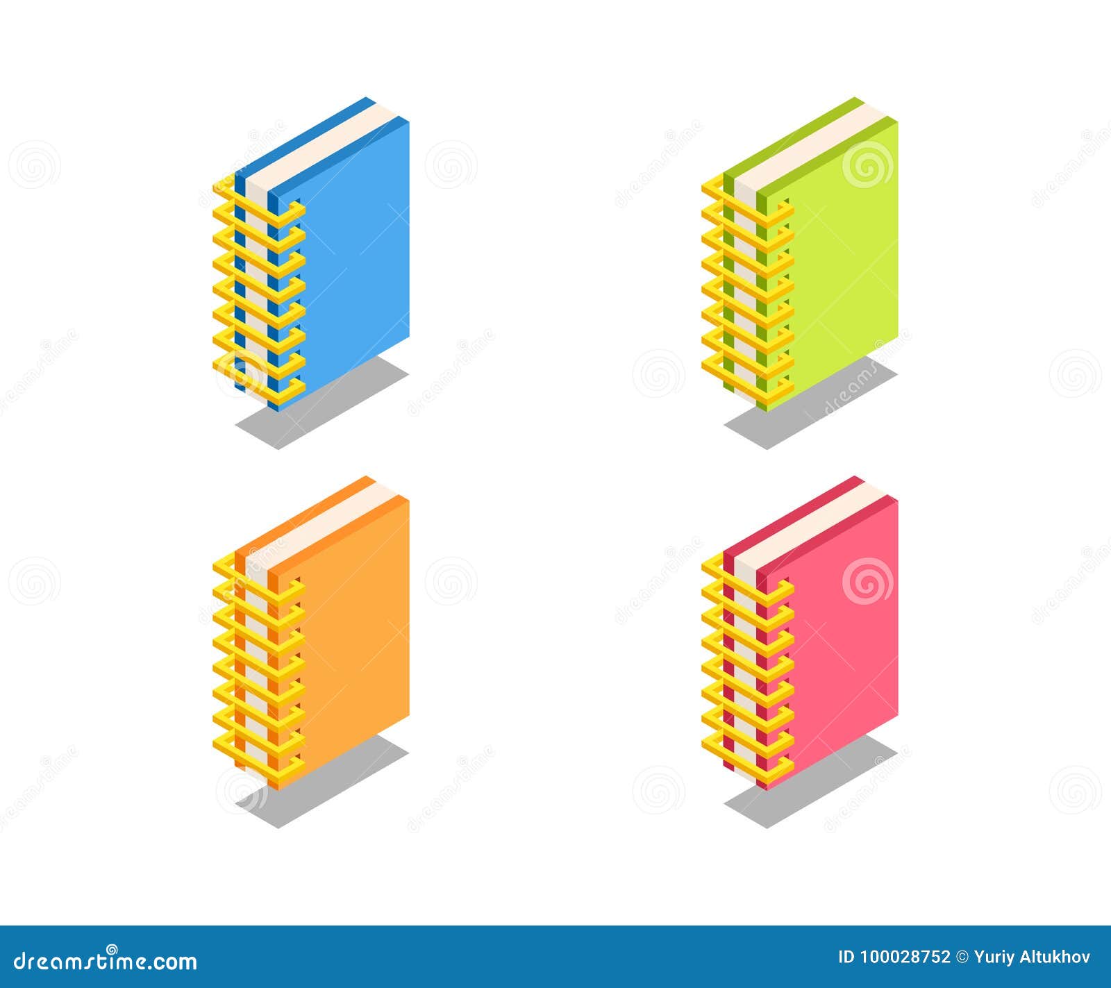 Notebook Icon, Vector Symbol. Stock Vector - Illustration of isolated ...