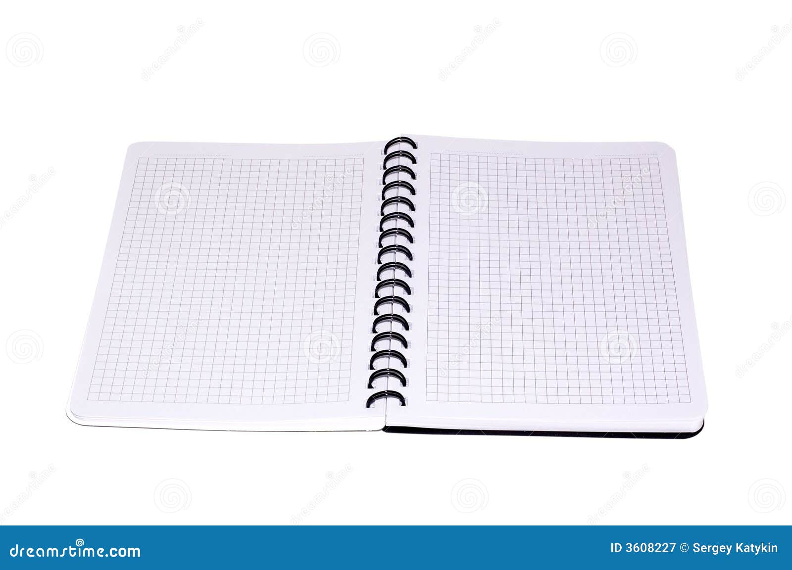 Notebook isolated. stock image. Image of write, paper - 3608227