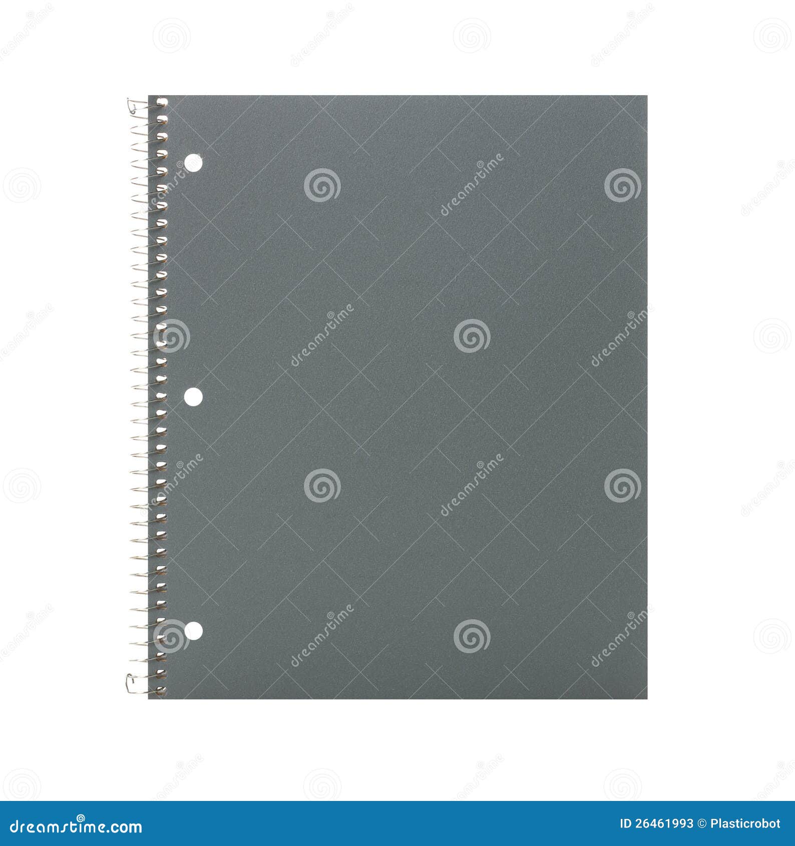 Notebook Isolated on White stock image. Image of open - 26461993