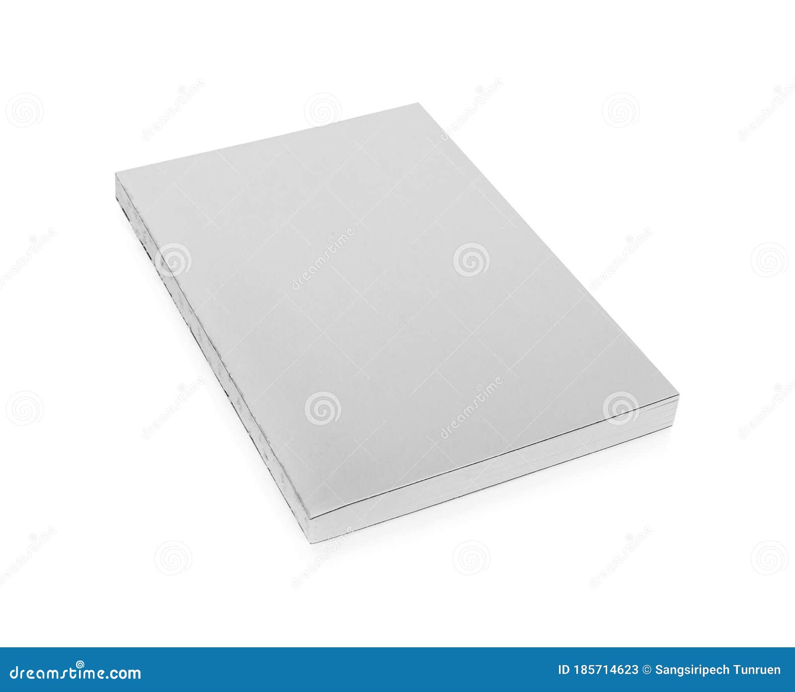 Notebook Isolated on White Background Stock Image - Image of white ...