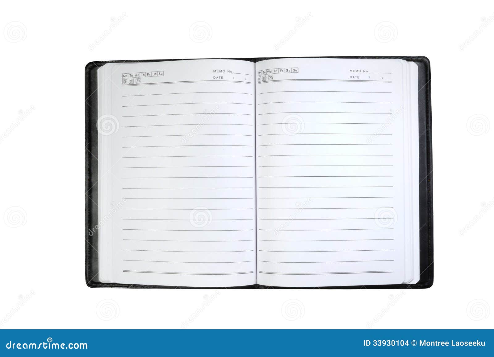 Notebook isolated stock photo. Image of equipment, diary - 33930104